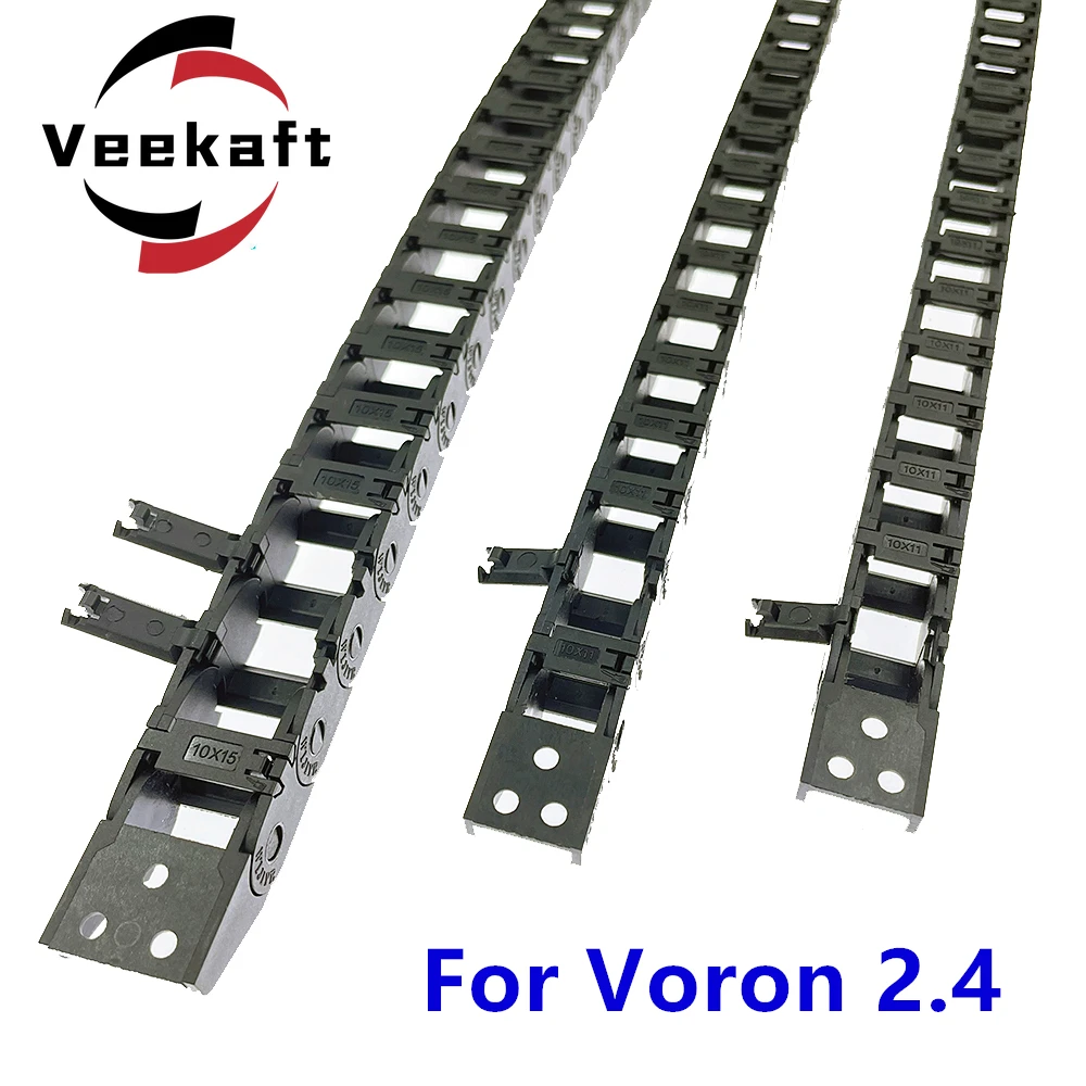 1-Set-for-VORON-2-4-Cable-Chains-Set-Customized-Open-Drag-Chain-Black ...
