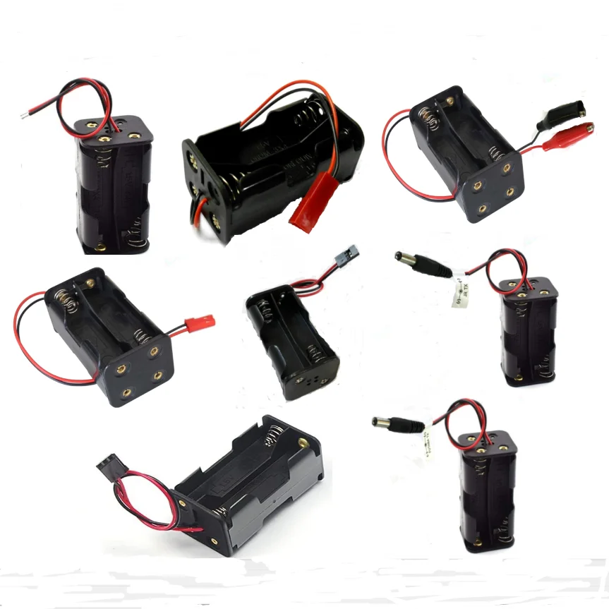 RC Car Receiver Battery Holder Case Box Pack 4 x AA Compatibe JR Futaba ...