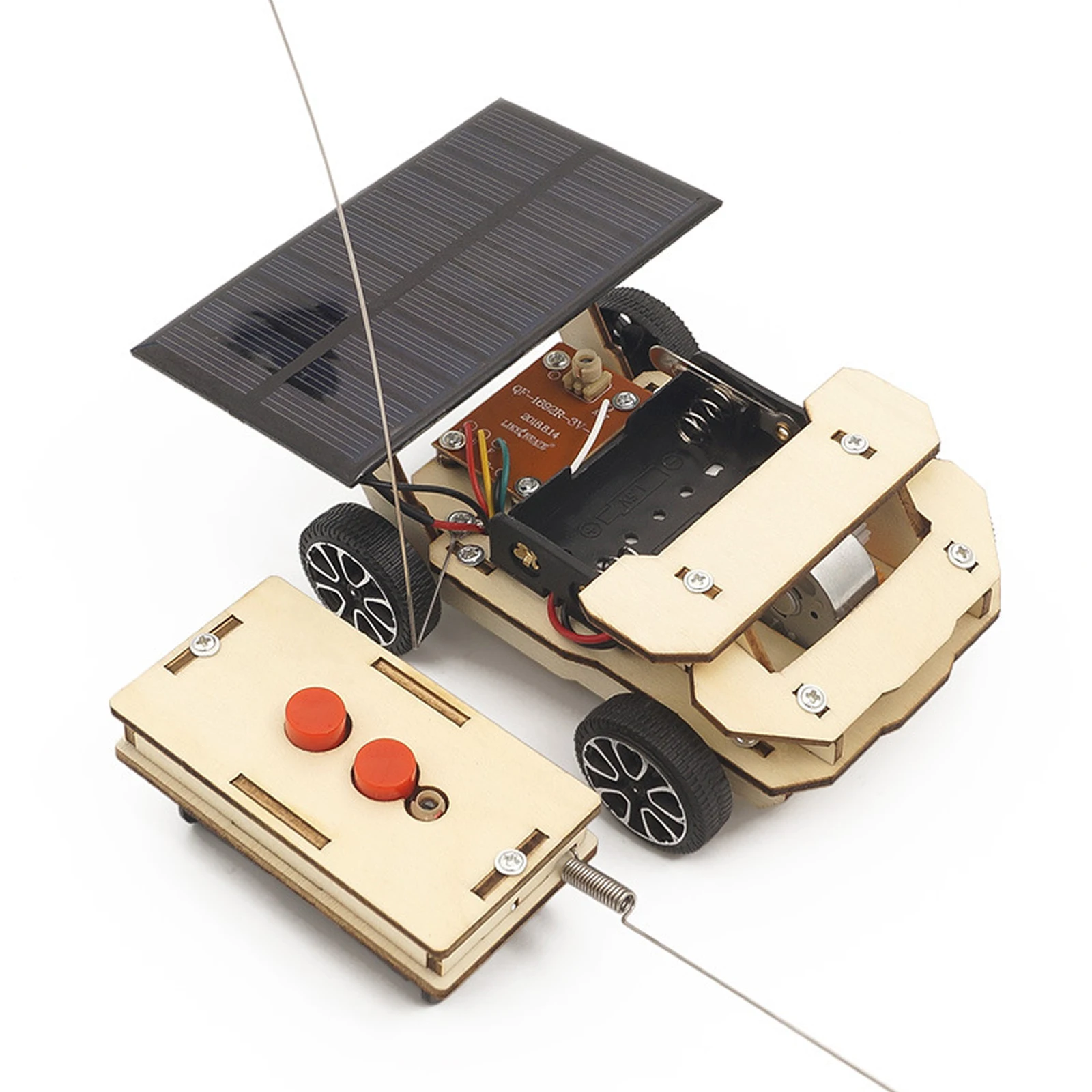 DIY STEM Assemble Solar Car Remote Control RC Car Puzzle Educational ...