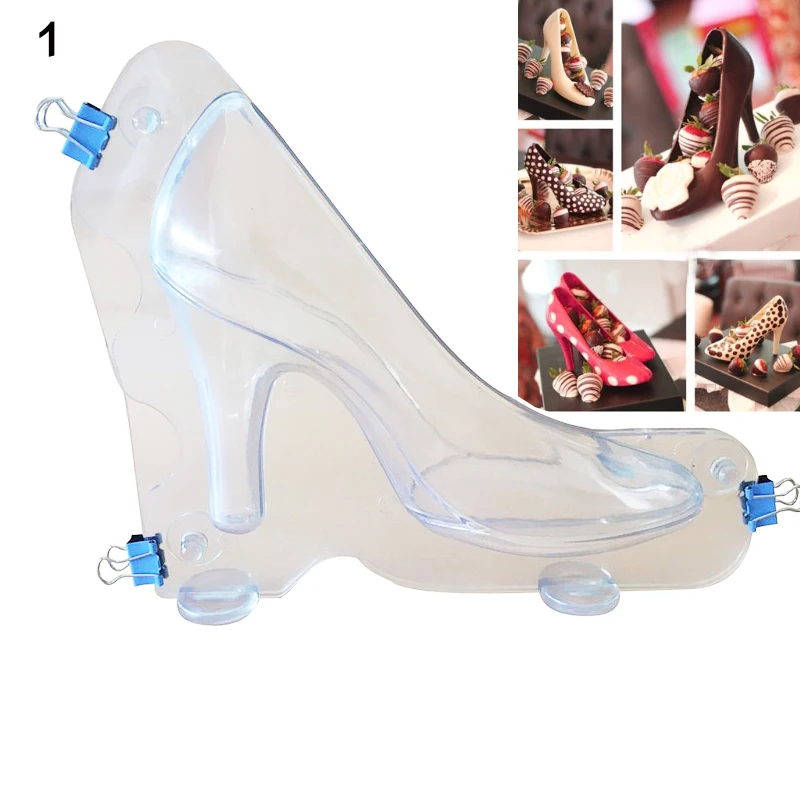 Chocolate High Heel Shoe Mold | Plastic Mould Shoes Cake | Sugar High ...