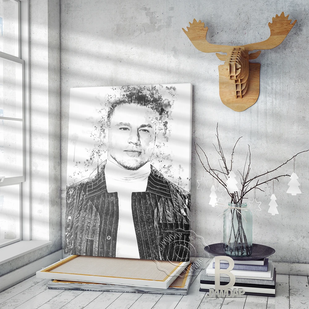 Channing Tatum Black And White Drawing