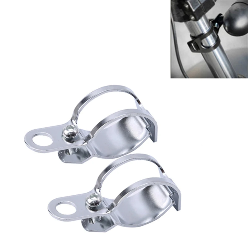 2pcs 27-36 mm Motorcycle Mount Turn Signal Bracket Flasher Bracket ...