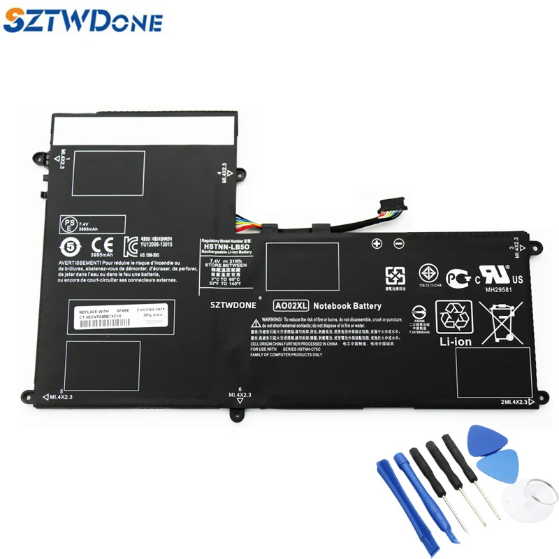 Sztwdone Ao02xl Tablet Battery For Hp Elitepad 1000 G2 Tablet Hstnn ...