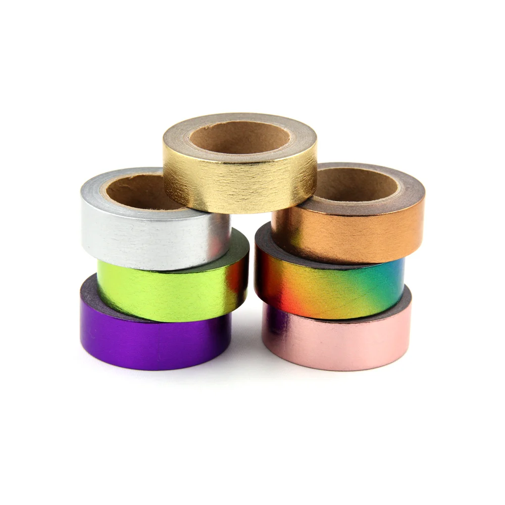 1X Gold Foil Washi Tape Japanese Paper 1.5*10meter Kawaii Scrapbooking ...