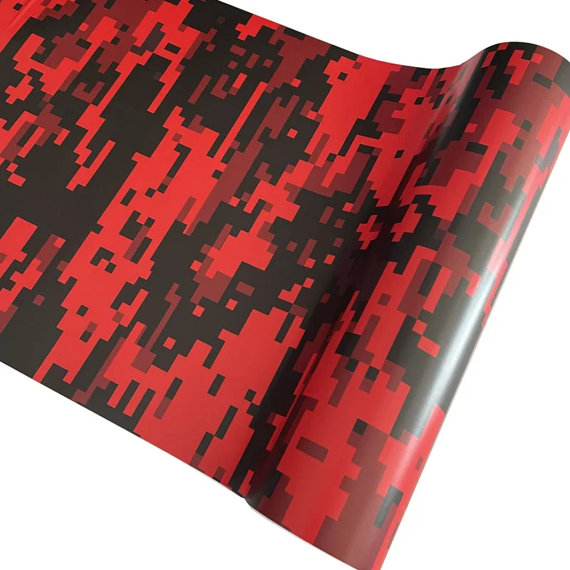 Red Digital Camouflage