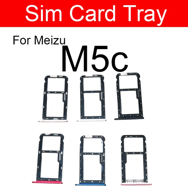 Sim Card Tray For Meizu Meilan Blue Charm M5c A5 M710h Sim Sd Memory ...