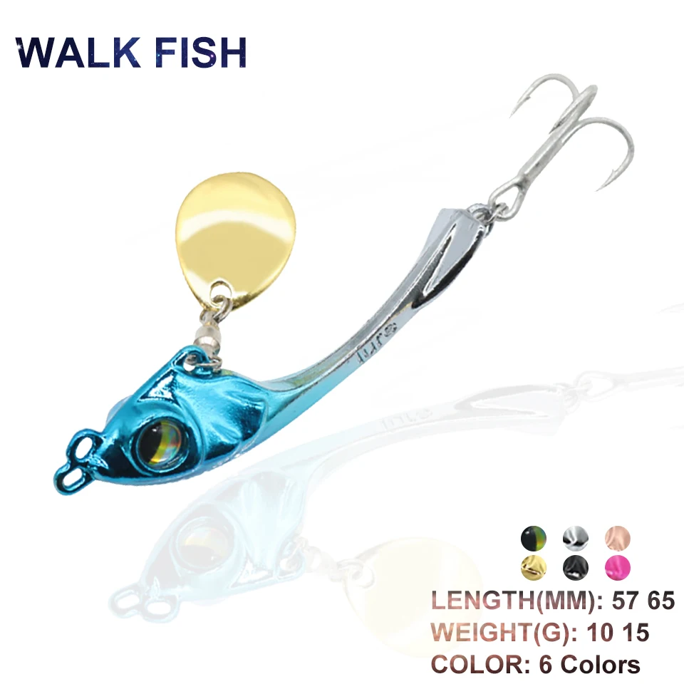 1 Piece Of 10 G/15 G Metal Vib Bait Casting Bait Blade Bait Perch Bait ...