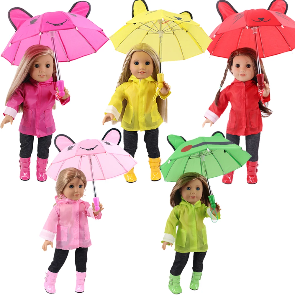 Raincoat Rainboots Umbrella | Rain Boots Baby Born Doll | 43 Cm Baby ...