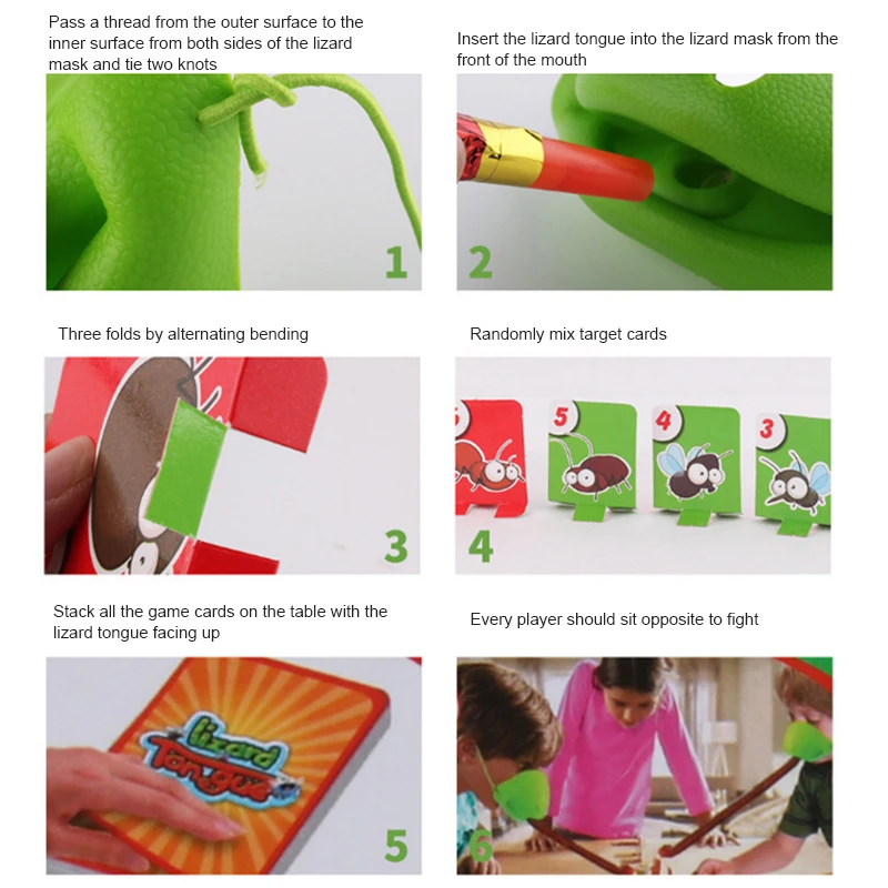 Greedy Chameleon Game Lizard Spit Tongue Toys Children Interactive ...