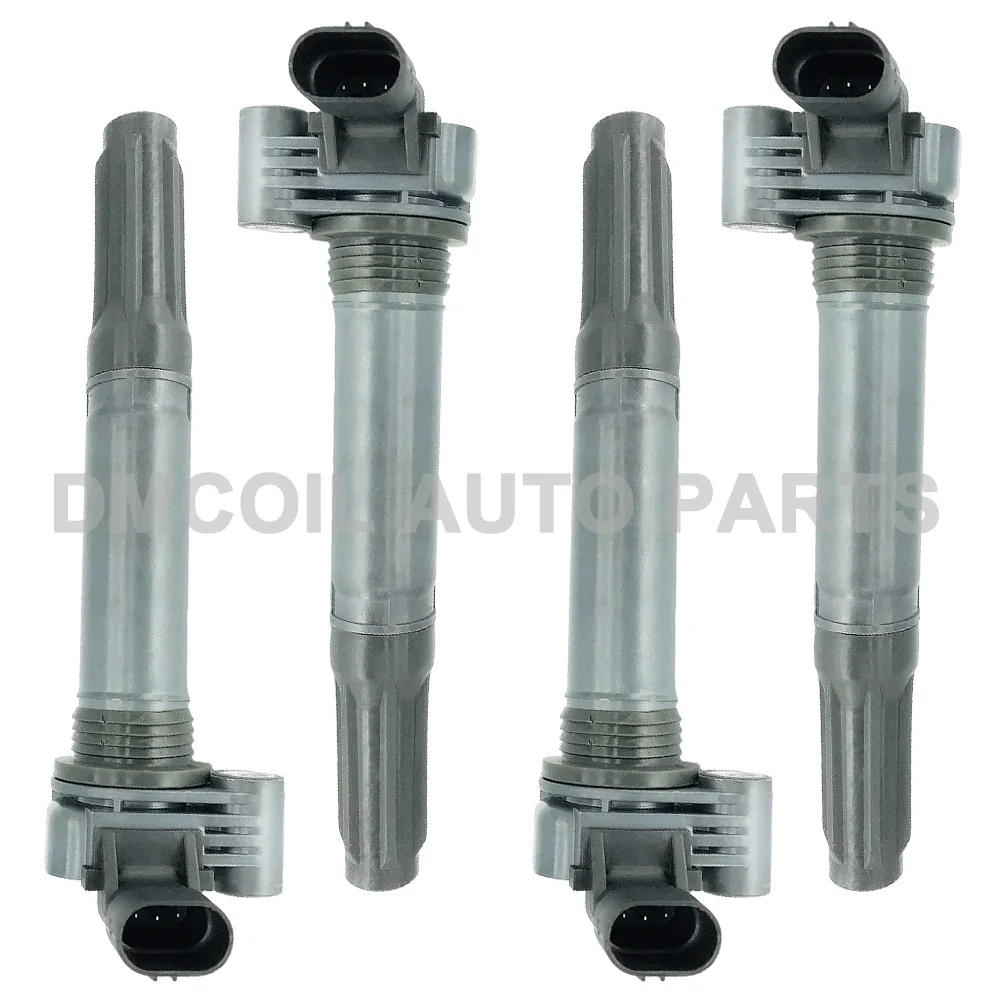 4 PCS ORIGINAL QUALITY IGNITION COIL FOR FIAT 500 500L 1.4L 1.4T TURBO ...