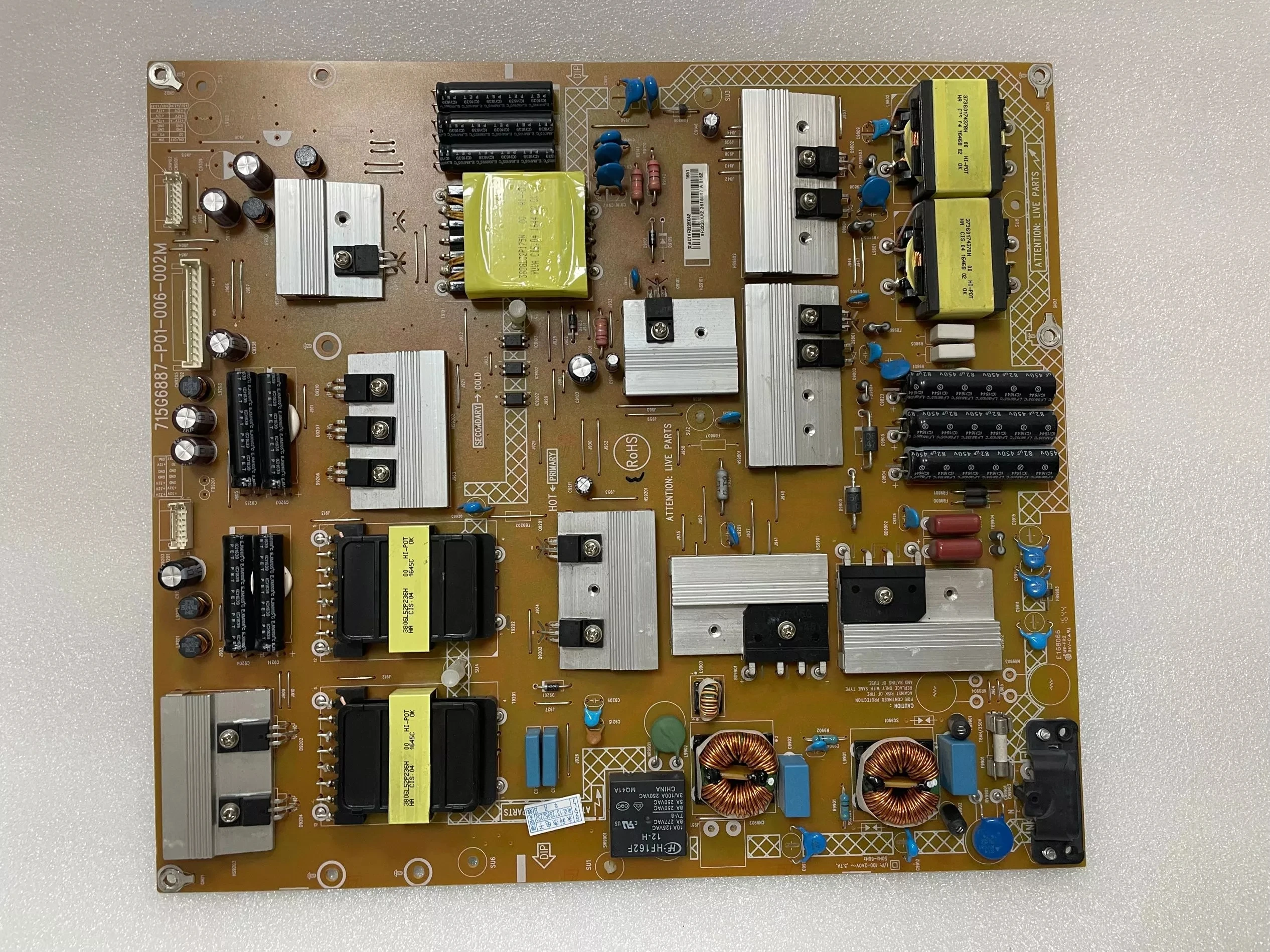 65PUF6656-65PUF6701-Power-Supply-Panel-715G6887-P01-006-002M-65PUg6801 ...