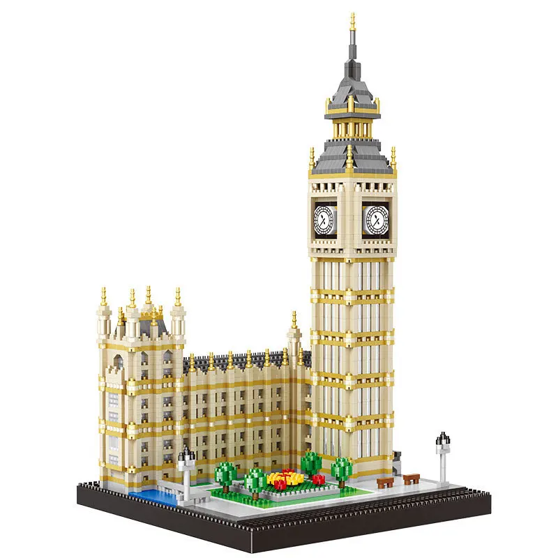 Big-ben-Diamond-city-Architecture-Micro-Mini-bricks-Model-building ...