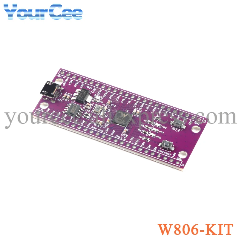 W806 Microcontroller 240MHZ 5 8Bit STM32 W806 KIT Development Board CH340 IoT MCU Chip QFN 56 ...