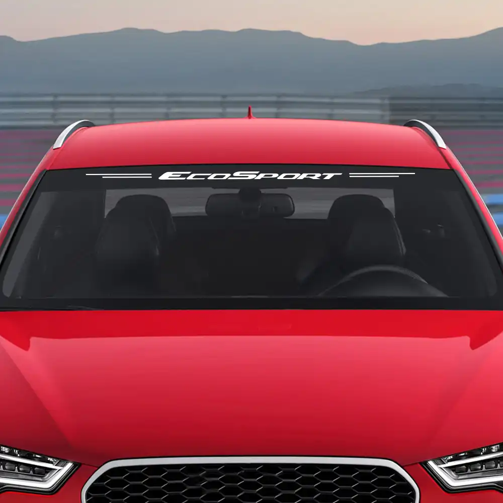 Car Sunshade Front Windshield Reflective Vinyl Windscreen Stickers ...