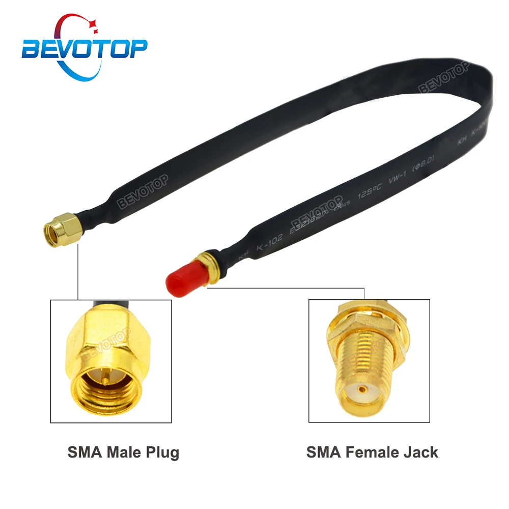 Flat Window Sma Male Sma Female | Window Feed-through Flat Cable | Rf ...