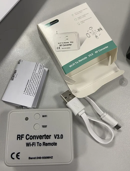 WiFi To RF Converter Multi Frequency Rolling Code Brands, 05/27/2023