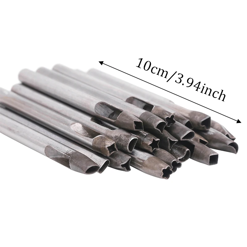 POINCON,square--LMDZ poinçon de trou de cuir outil en acier en forme de ...