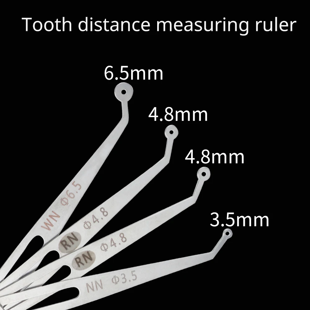 Dental Distance Measuring Ruler Stainless Steel Dental Implant ...