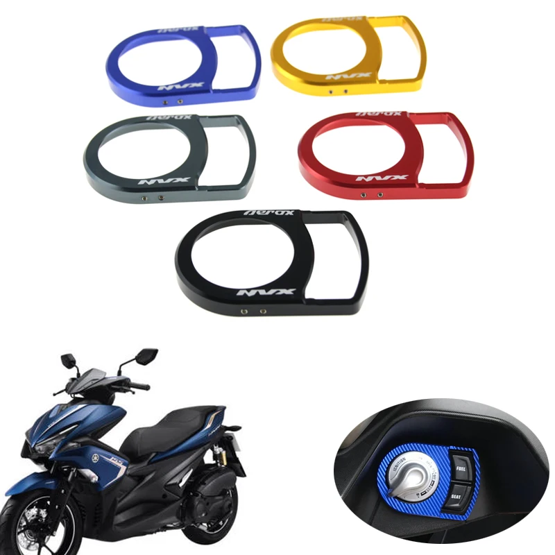 Motorcycle-Ignition-Switch-Cover-Key-Switch-Protector-Ring-NVX-155-NVX ...