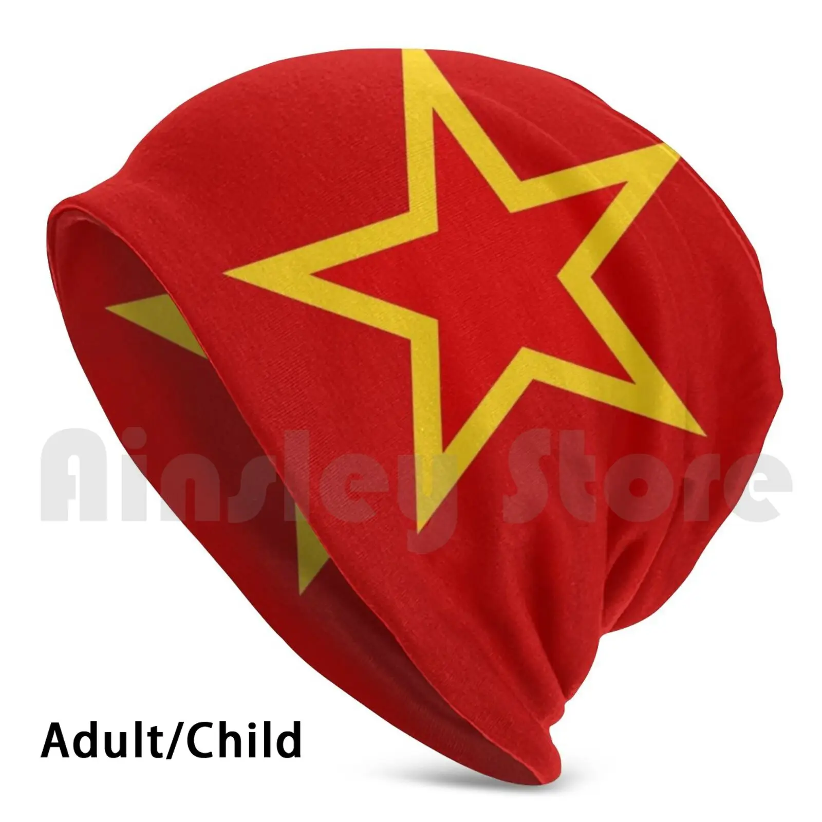 Russian-Star-Beanies-Pullover-Cap-Comfortable-Red-Russia-Soviet-Ussr ...