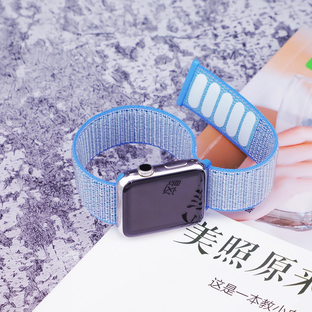 Нейлоновый ремешок для apple watch 44 мм/40 мм 4 5 iwatch 42 мм/38 мм 3 ...