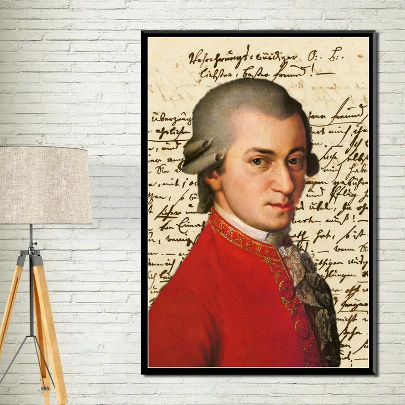 Wall Décor vintage poster rollable wall chart history music portrait ...