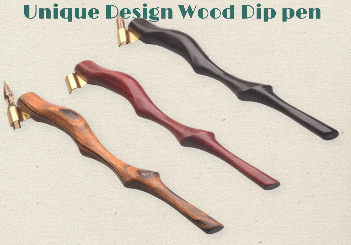 Upgraded Ergonomics Special Shaped Slant Pole Dip Pen Oblique Pen ...