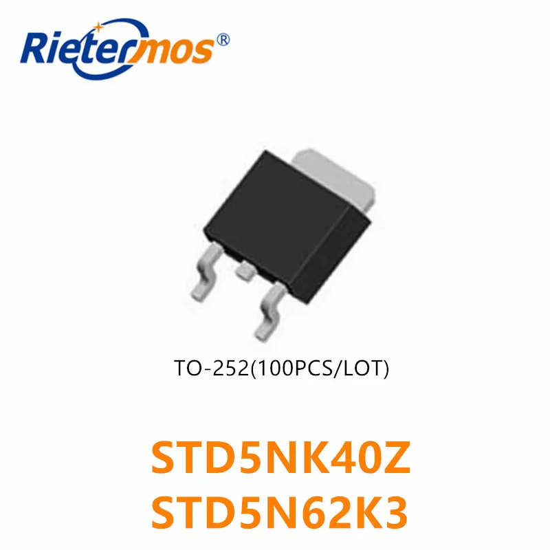 100PCS STD5N62K3 D5N62K3 5N62K3 5N62 STD5NK40Z D5NK40Z 5NK40Z 5NK40 ...