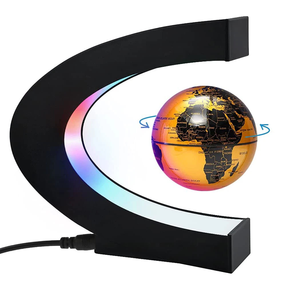 Floating-Magnetic-Levitation-Globe-Light-World-Map-Electronic ...