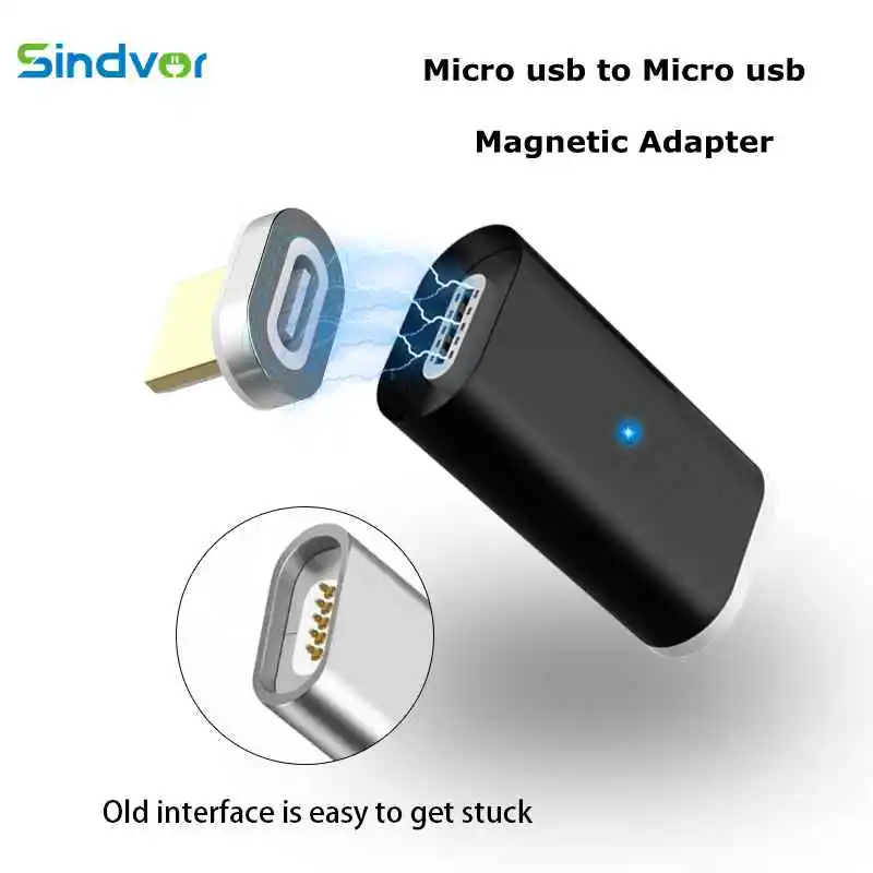 Fast-Charging-Magnetic-Adapter-For-Android-Transfer-Micro-USB-2-0 ...