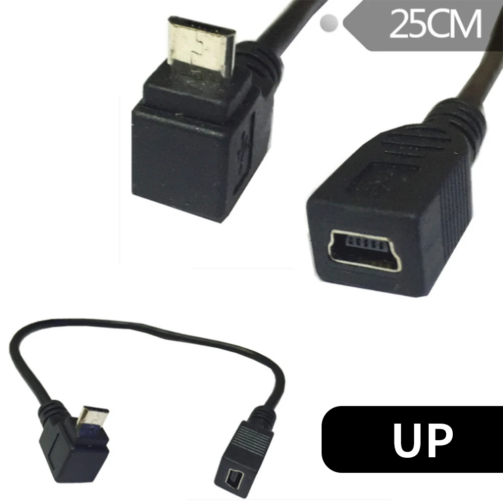 USB 2.0 Mini 5pin A Female to Micro 5pin B Male Adapter Converter Cable ...
