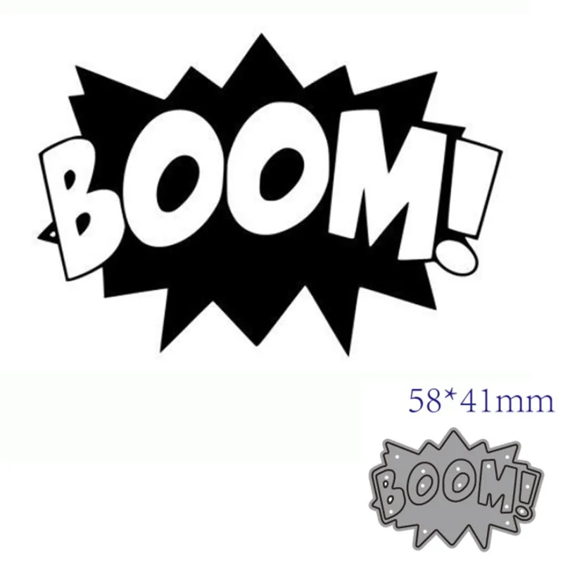 Metal Cutting Dies Cut Die Mold Boom Decoration Scrapbook Paper Craft ...