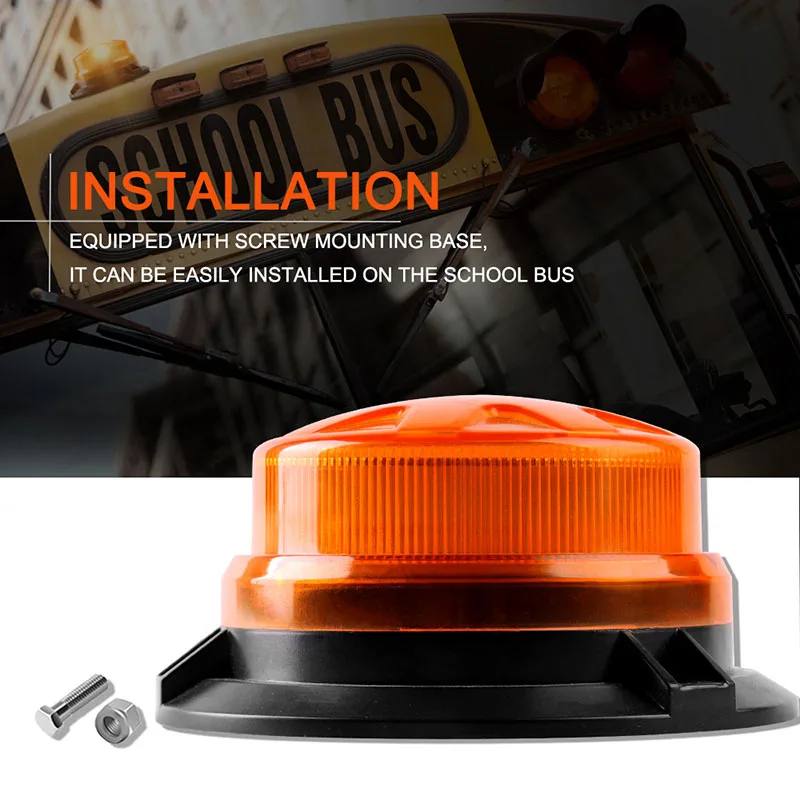 Police Flasher Truck Indication LED Strobe Warning Flashing Rotating ...