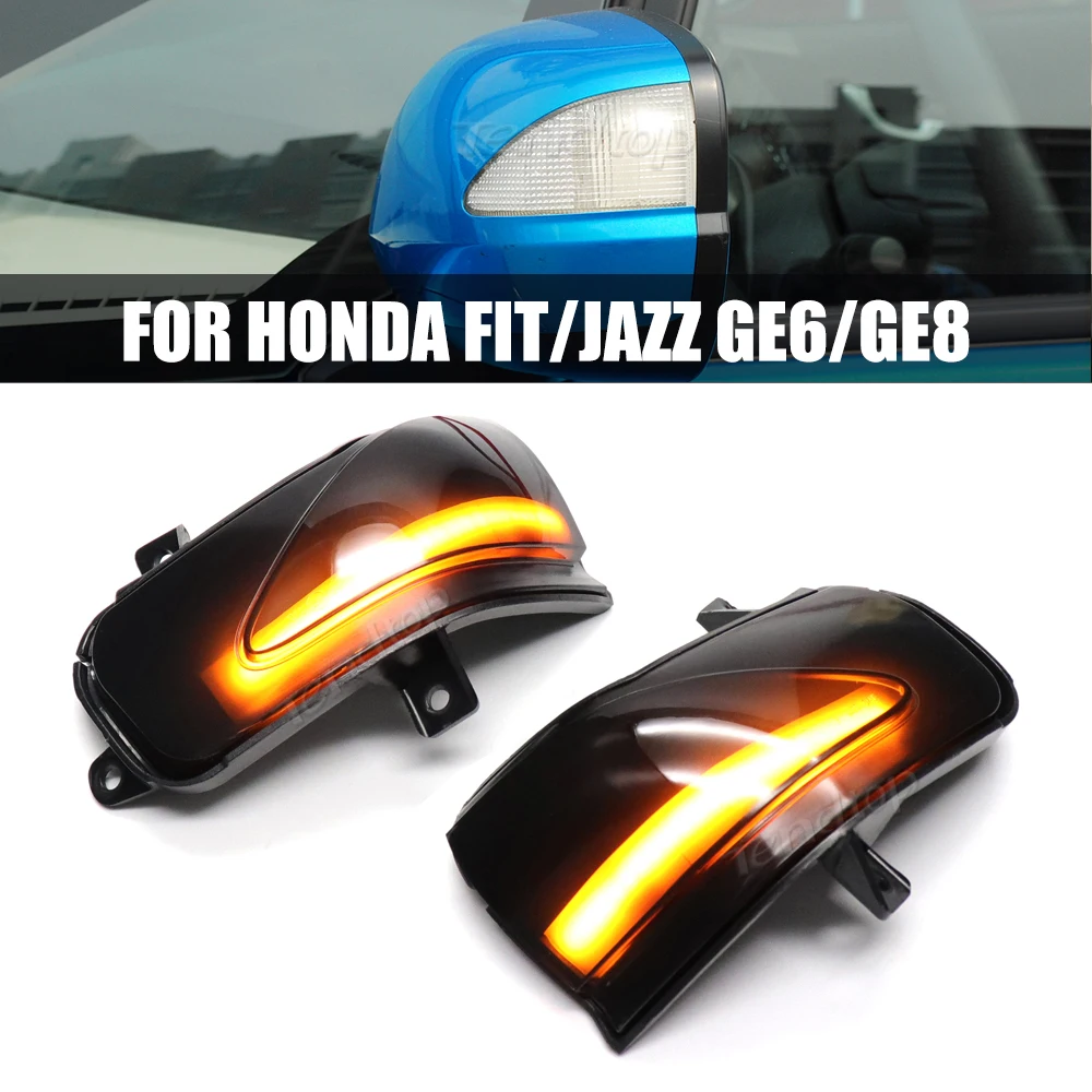 Dynamic-Led-Side-Mirror-Turn-Signal-Light-Indicator-Lamp-For-FIT-JAZZ ...