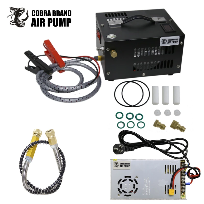 COBRA 300bar 30mpa 12v pcp compressorWith 110/220V Transformer 12v pcp ...