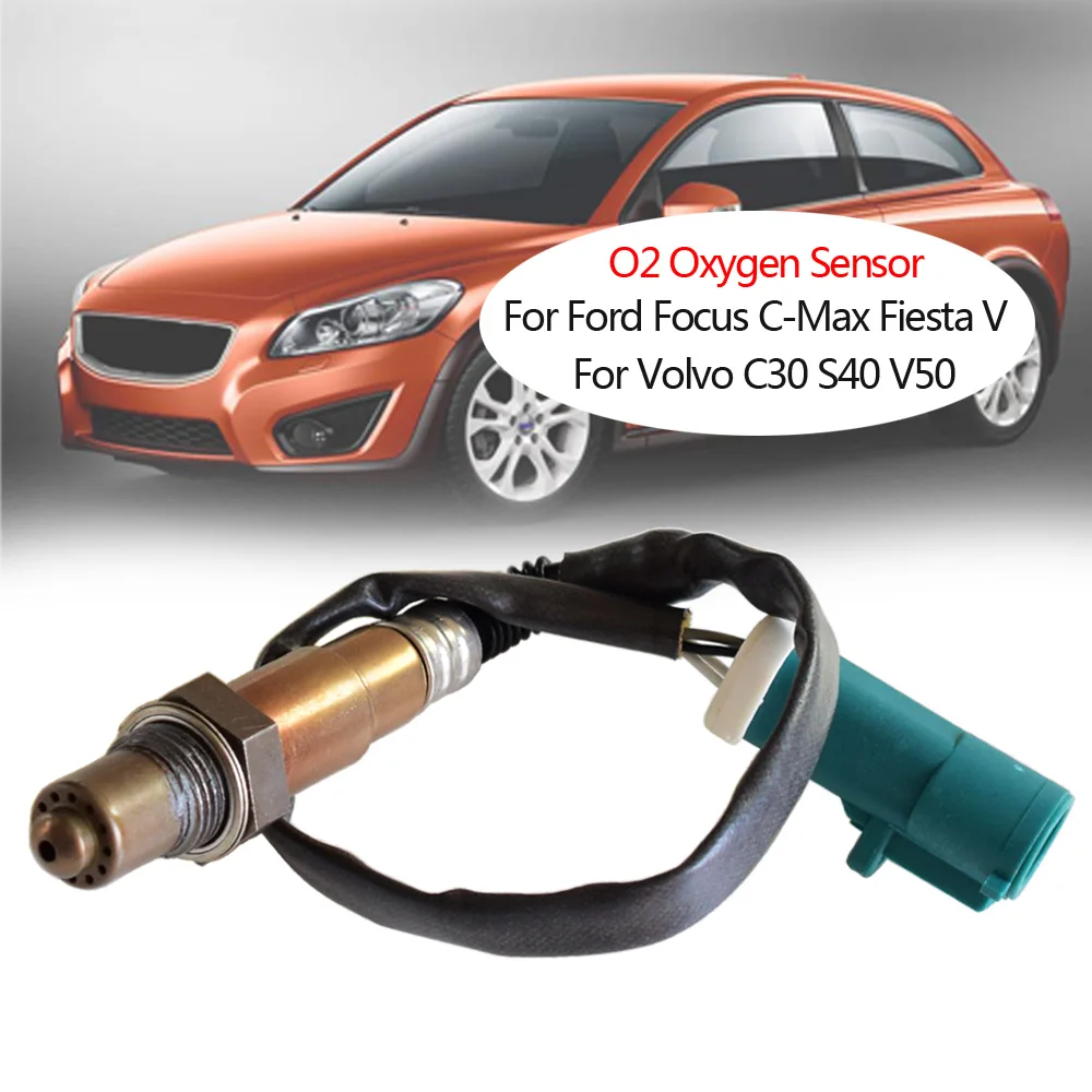 Sonde de capteur d'oxygène, pour Volvo S40 V50 C30 Ford Focus c-max Fiesta V 2005-2008 [0FE9445 ...