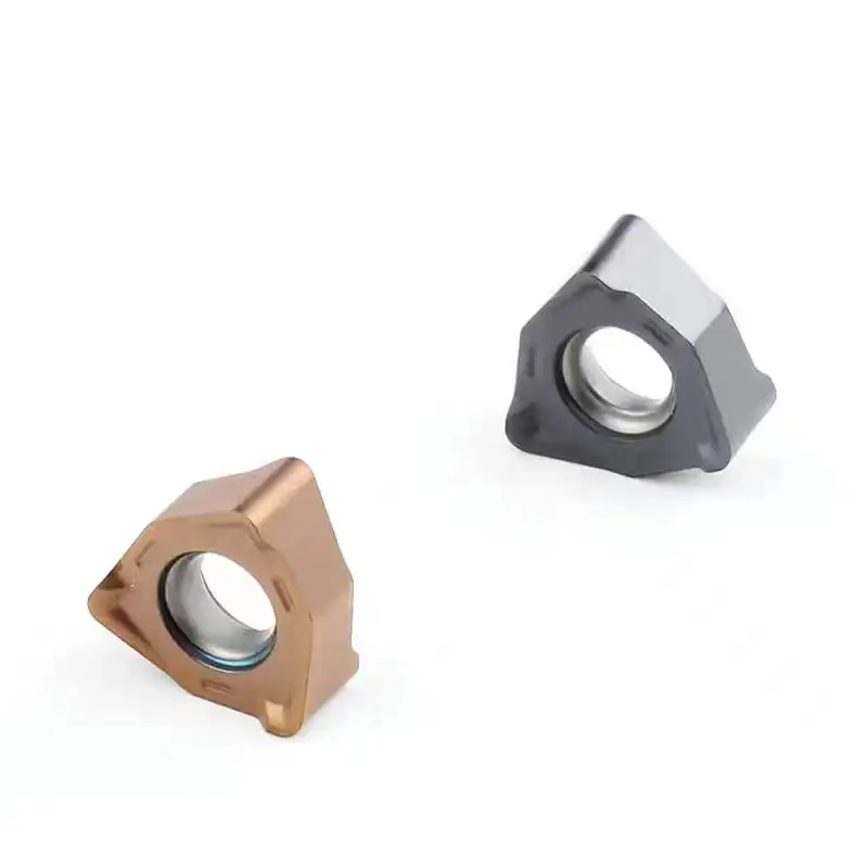 WNMU040308 CNC 6 angle double sided 90 degree fast feed milling insert ...