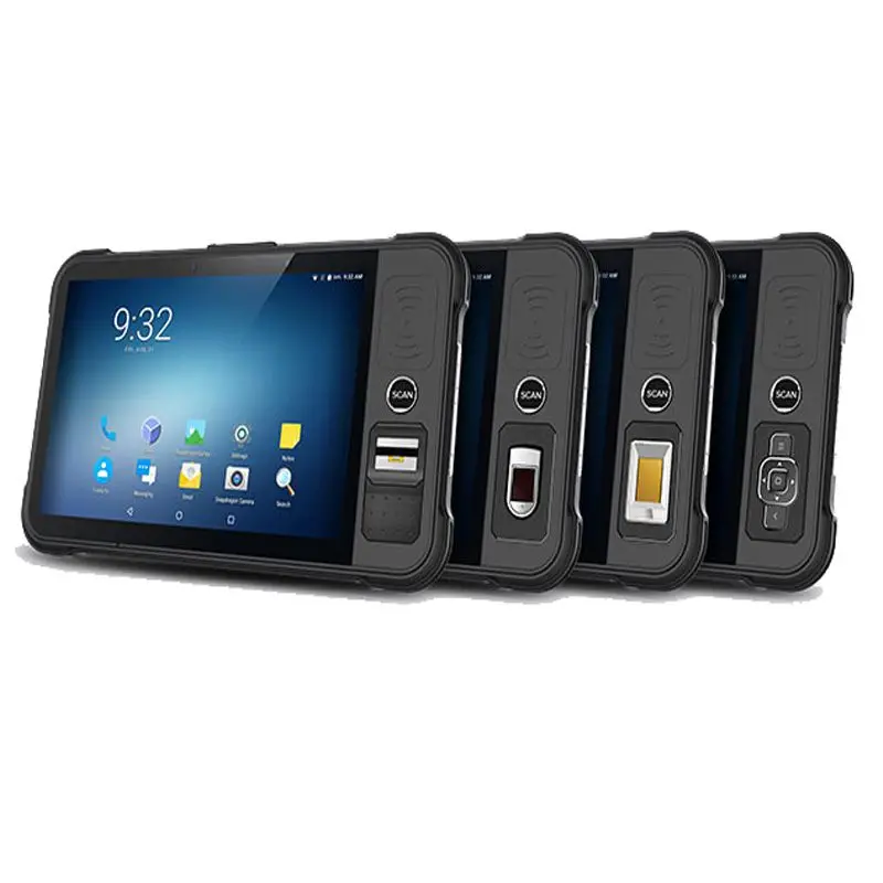 Android 9,0 4G LTE WIFI 8 ''Rugged Tablet PC con 1D 2D Barcode RFID ...