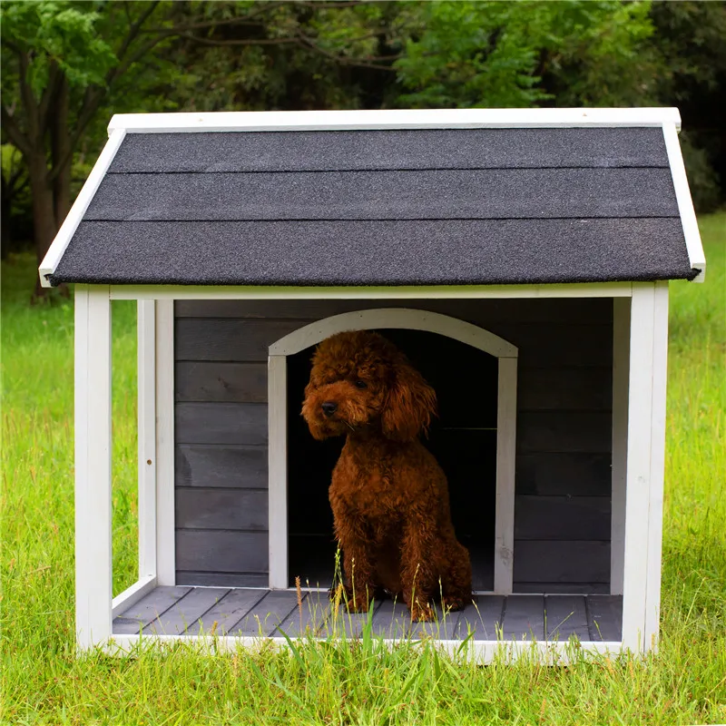 Mini Wooden Dog House for Small Pet Indoor Outdoor Puppy Shelter Rabbit ...