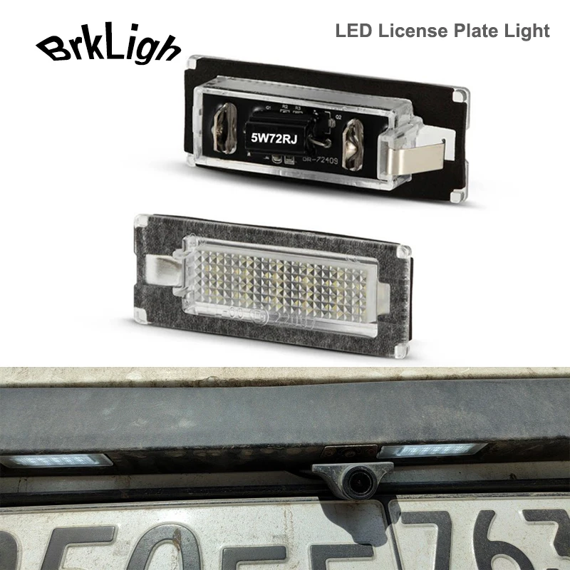For Fiat Ducato LED License Plate Light Number Lamp For Peugeot Boxer ...