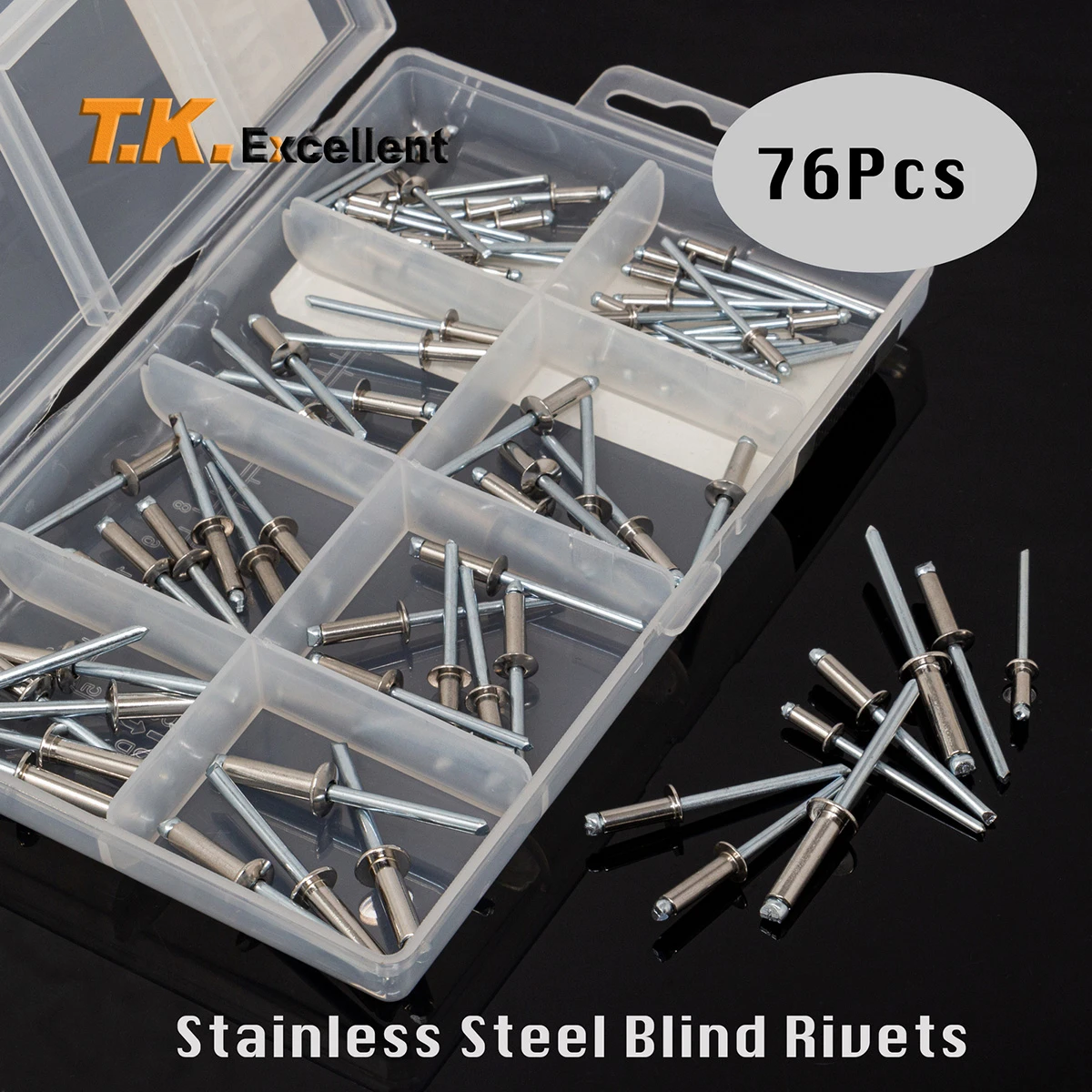 Stainless Steel Small Head Blind Rivet Multiple Sizes Dome Head Blind ...