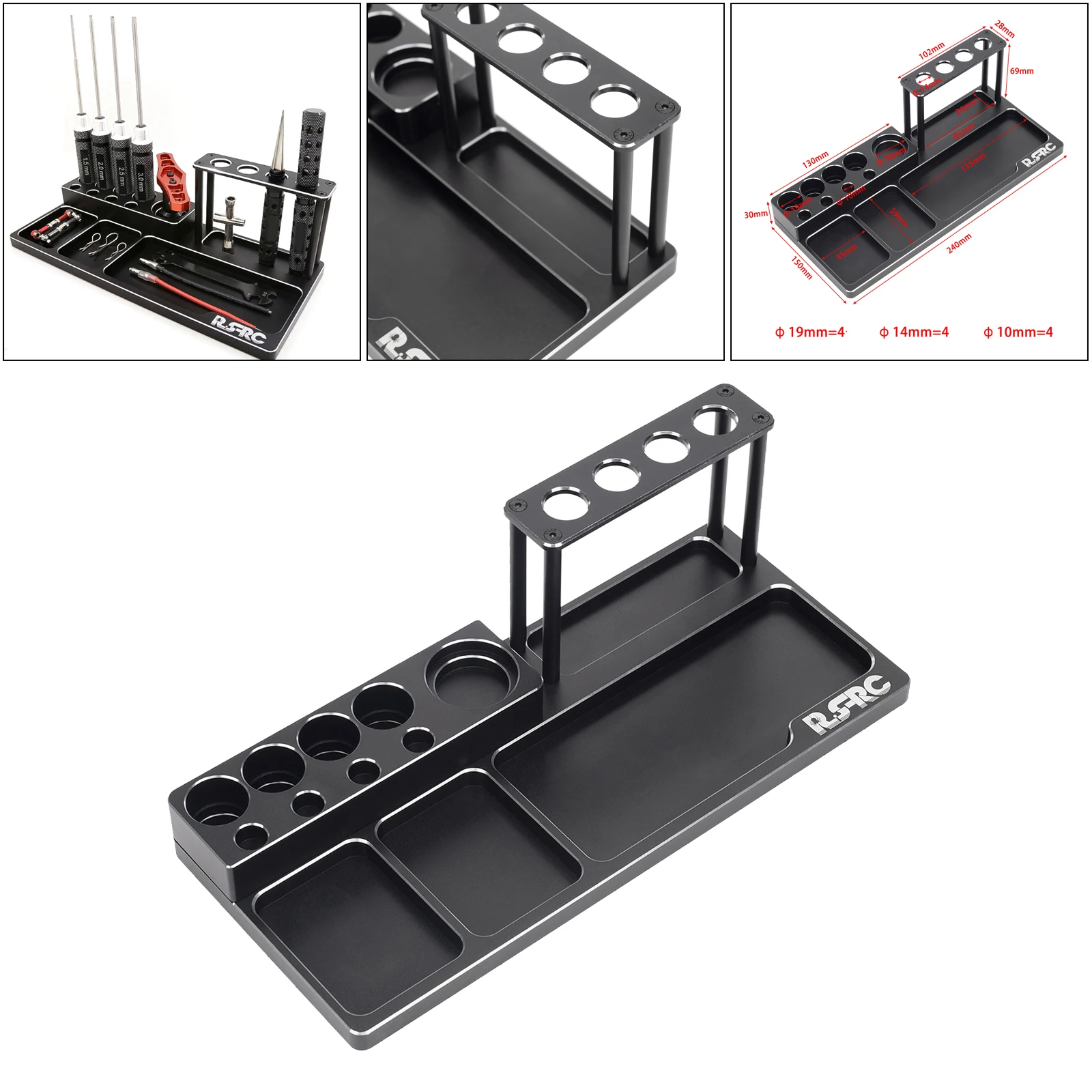 RC Screwdriver Tools Kit Storage Rack Tidy Organizer Socket RC Car ...