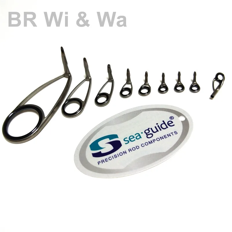 BR-Wi-Wa-High-quality-Sea-Guide-Kit-one-set-9pcs-Repair-fishing-rod ...