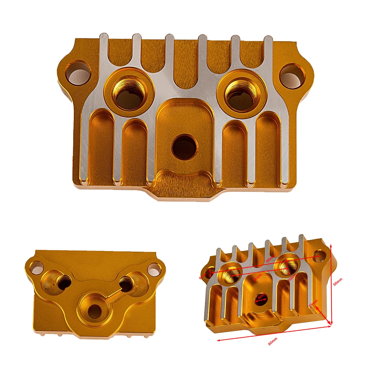 CNC Oil Cooler Horizontal Engine Cylinder Cover for 125cc 140cc Dirt ...