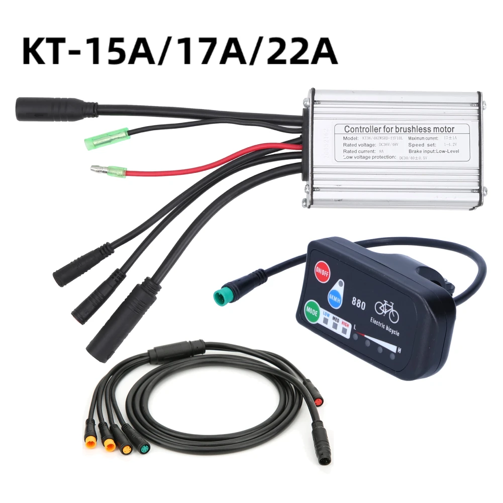 36V-48V-9-Tube-15A-17A-22A-Electric-Bicycle-KT-Controller-Waterproof ...