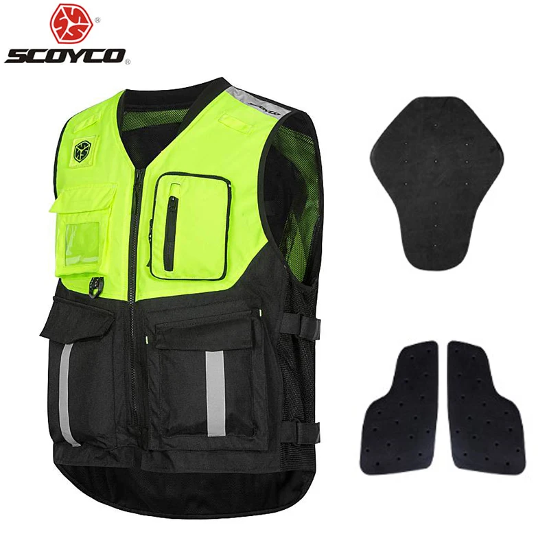 SCOYCO-Motorcycle-Jacket-Summer-Mesh-Reflective-Vest-Motorcycle ...