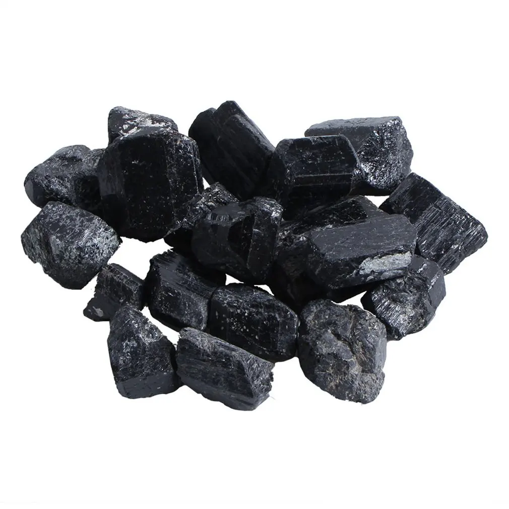 Turmalina piedra Natural negra, Roca, Mineral, piedras naturales y ...