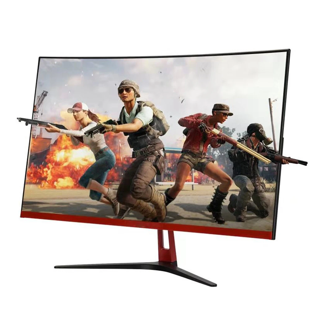 Monitor curvo para jogos, tela de 32 polegadas, 144hz, interface vga ...