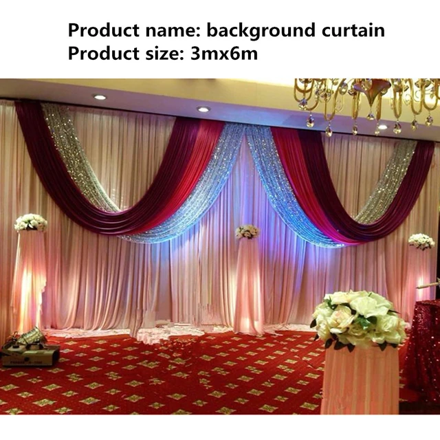 Red And Silver Wedding Background