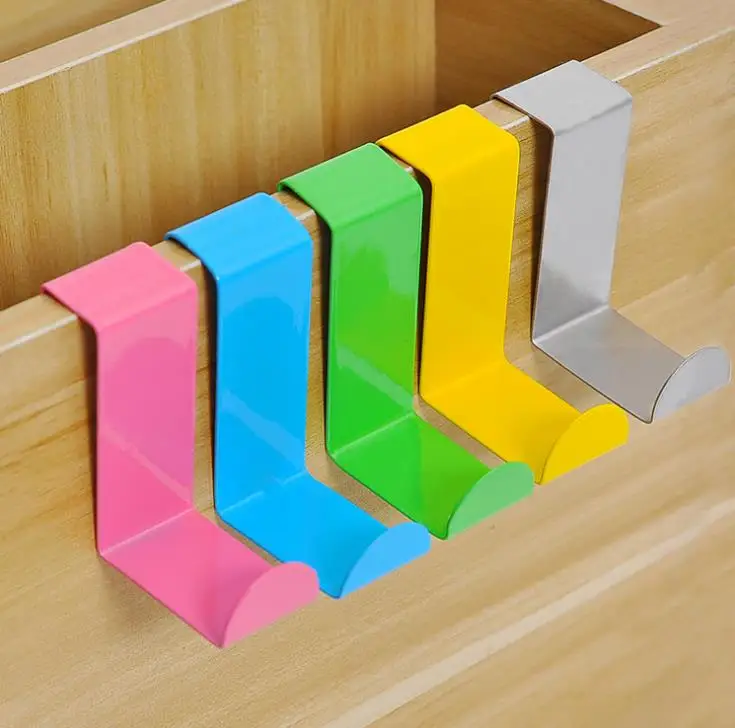 2PCS-set-Stainless-Steel-Z-Shape-Hooks-Home-Door-Desk-Cabinet-Alete ...